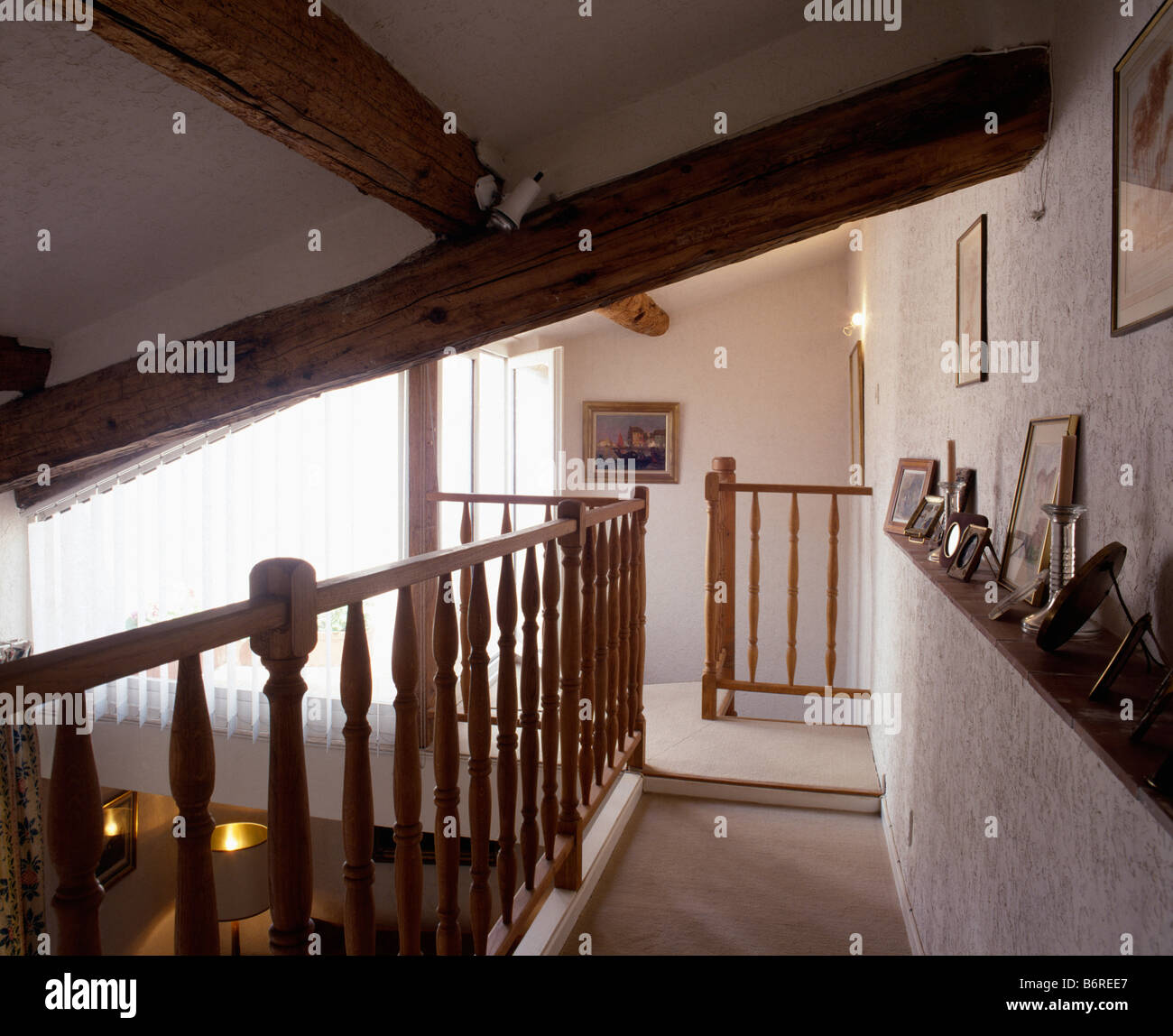 Wooden bannisters hi-res stock photography and images - Alamy