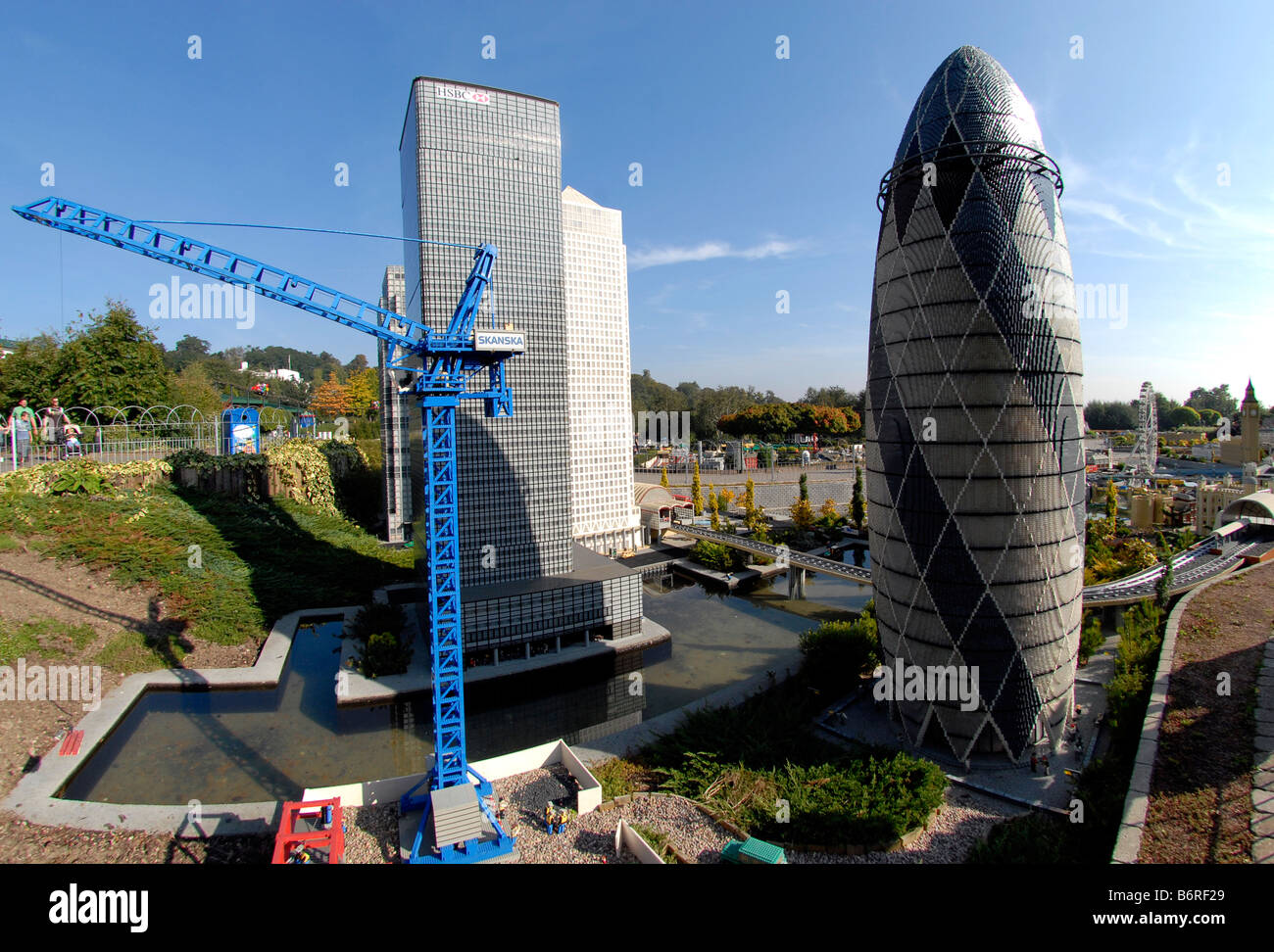 London lego model miniland legoland hi-res stock photography and images ...