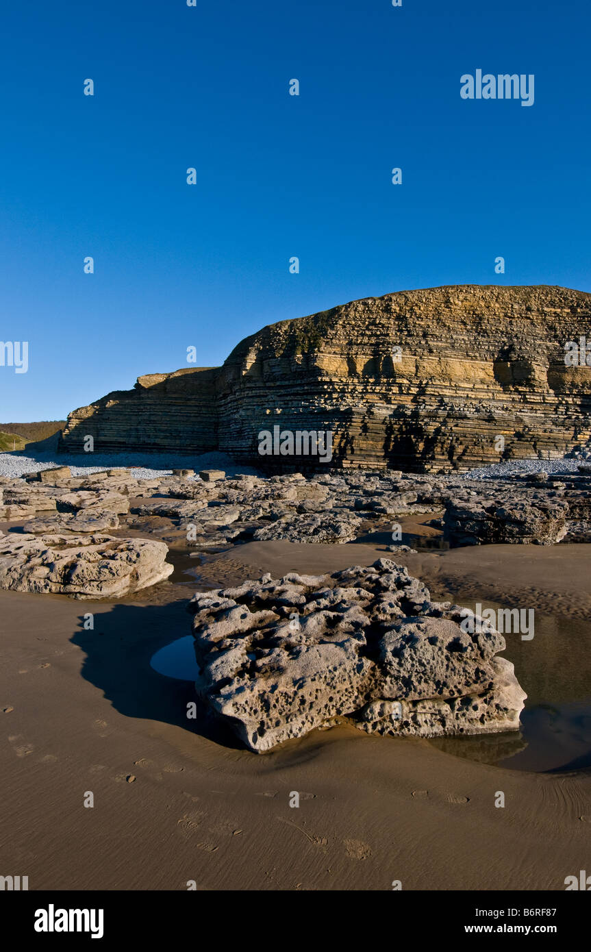 Dunraven Bay also known as Southerndown Beach on the Glamorgan Heritage ...