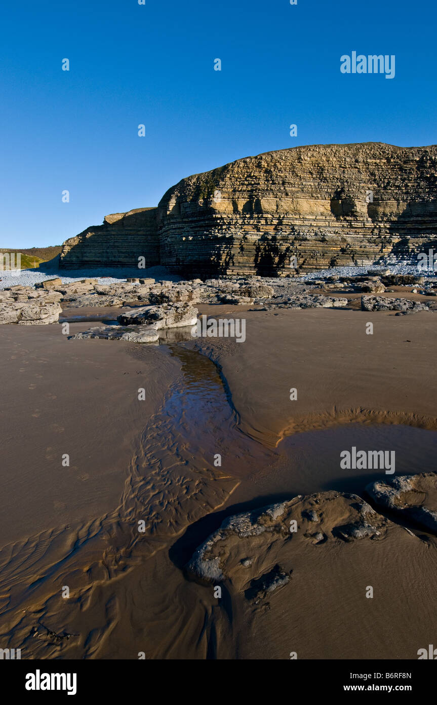 Dunraven Bay also known as Southerndown Beach on the Glamorgan Heritage ...
