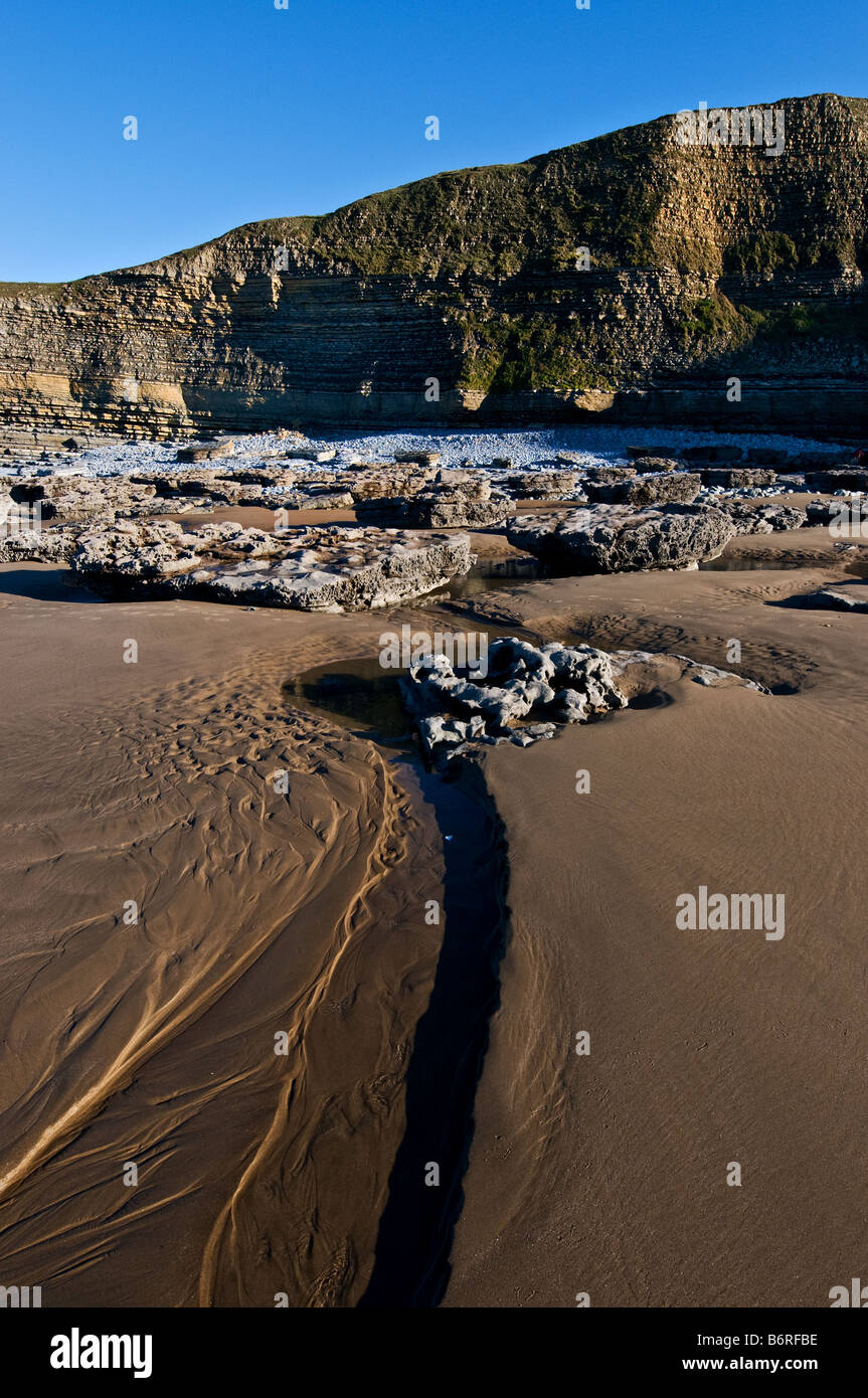 Dunraven Bay also known as Southerndown Beach on the Glamorgan Heritage ...