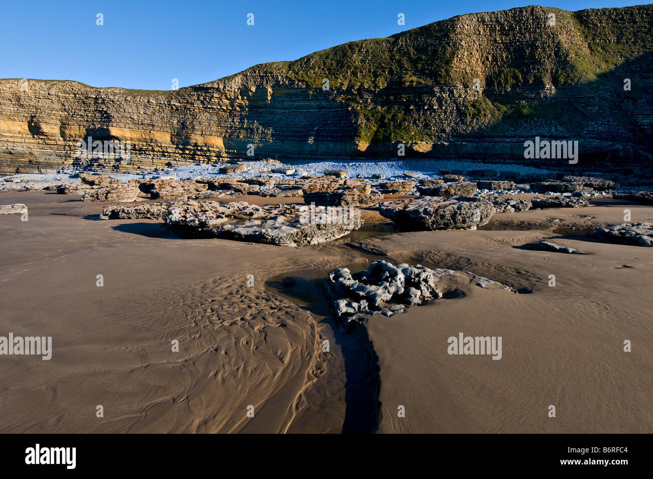 Dunraven Bay also known as Southerndown Beach on the Glamorgan Heritage ...