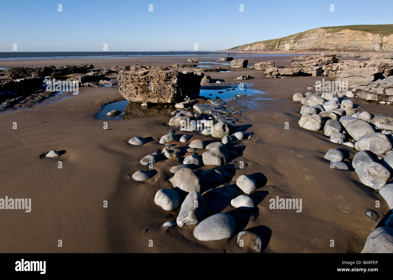 Dunraven Bay also known as Southerndown Beach on the Glamorgan Heritage ...