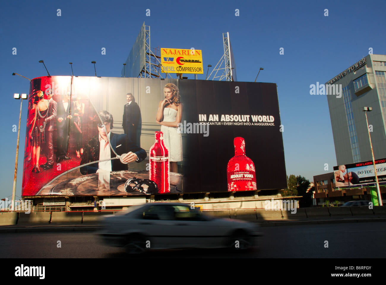 billboards is a good way to provide relevant information about absolut ...