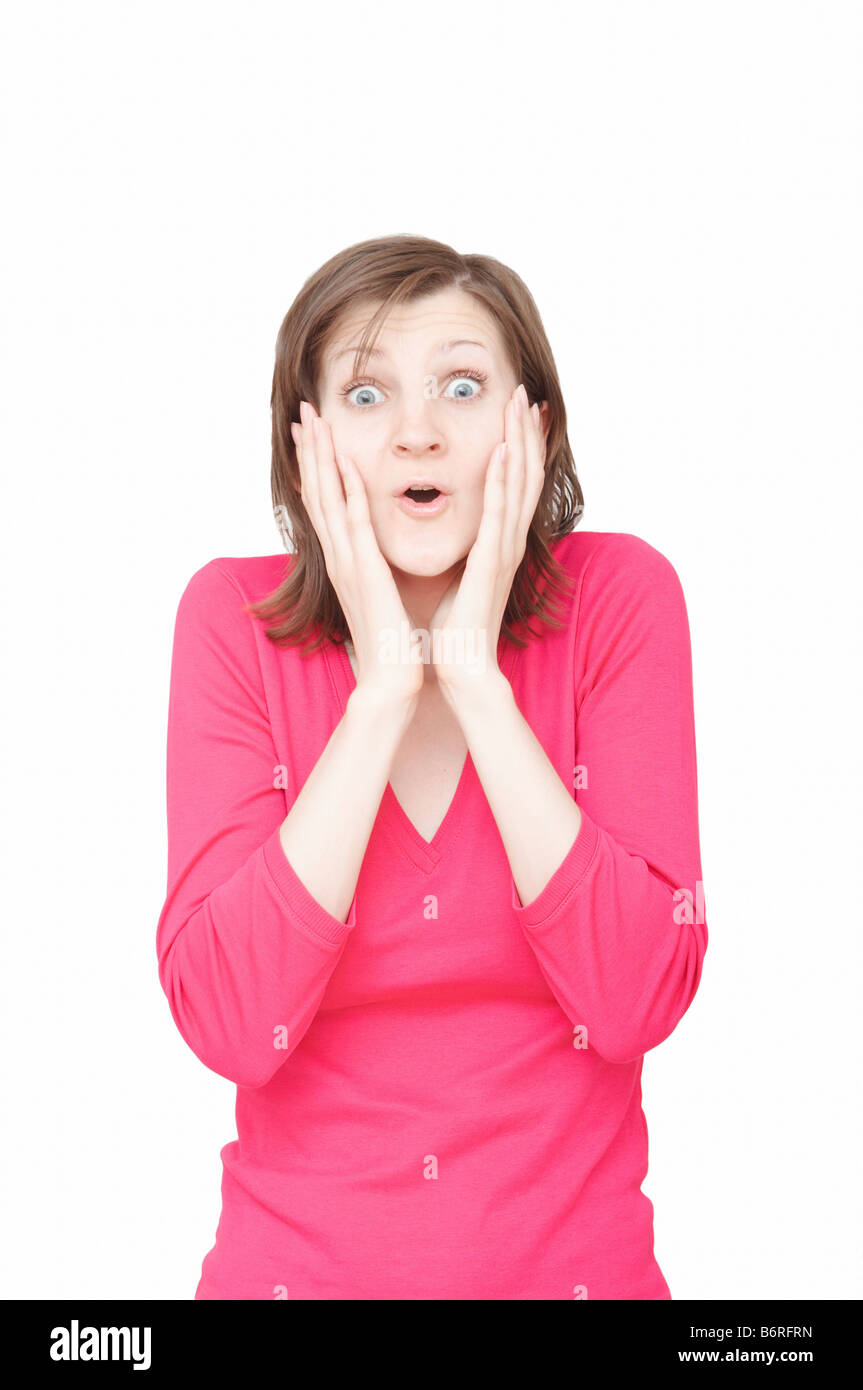 amazed young women Stock Photo - Alamy