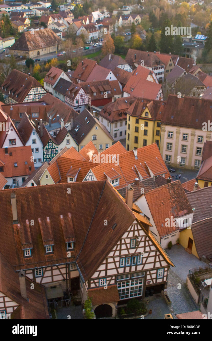 Medieval rooftops hi-res stock photography and images - Alamy