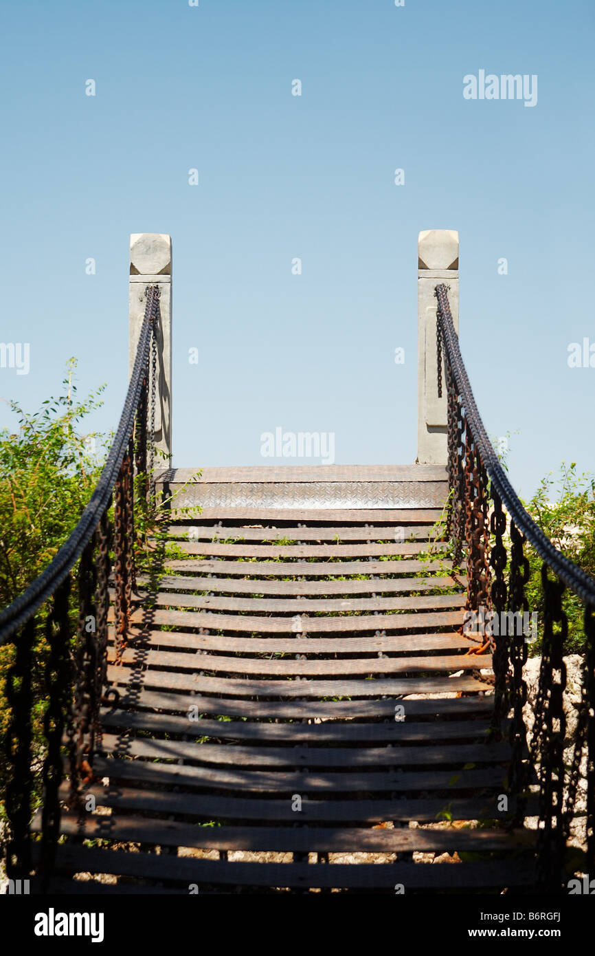 footbridge to nowhere, Xian, China Stock Photo - Alamy
