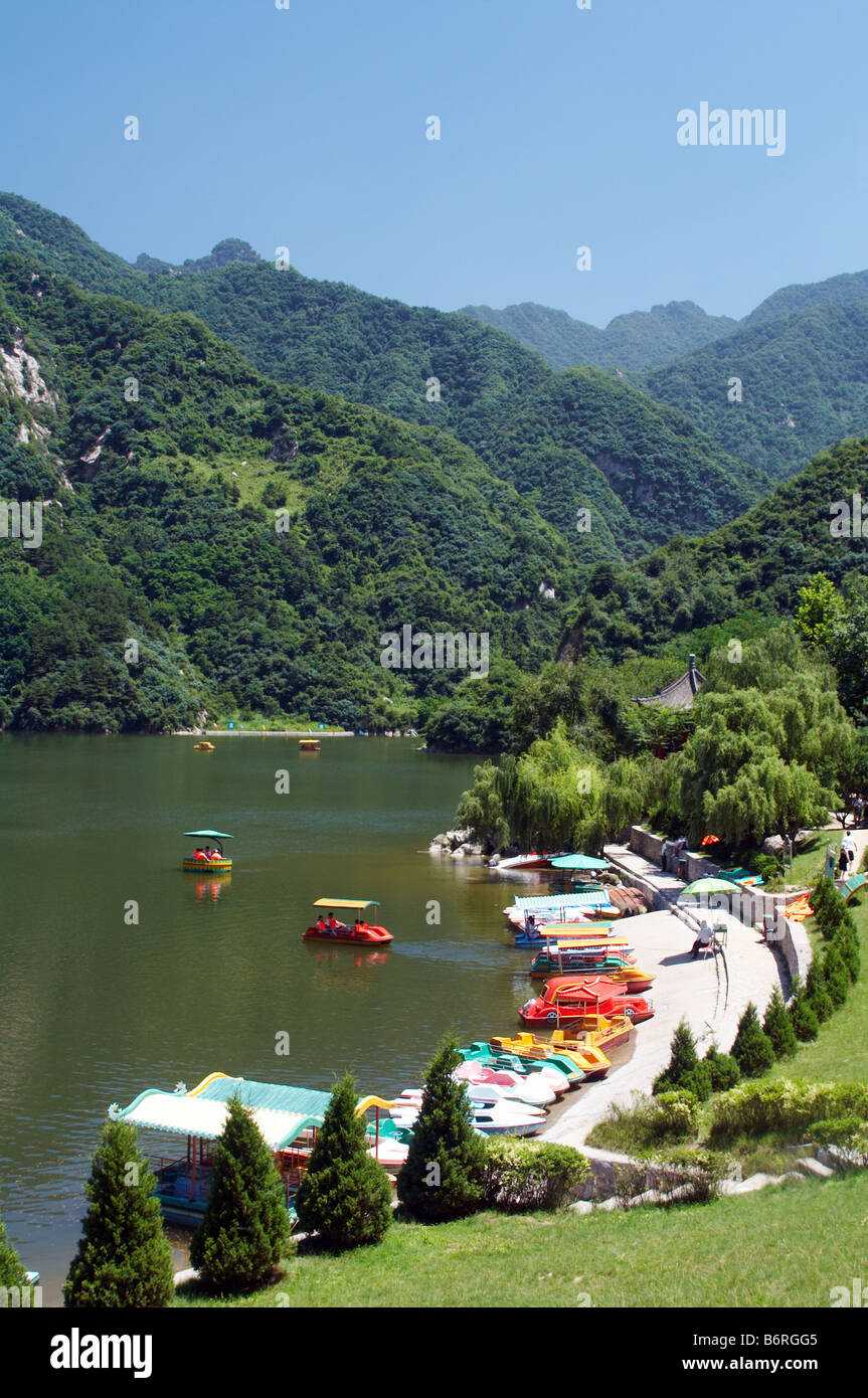 Lake in the Cuihua mountain, Xian, China Stock Photo - Alamy