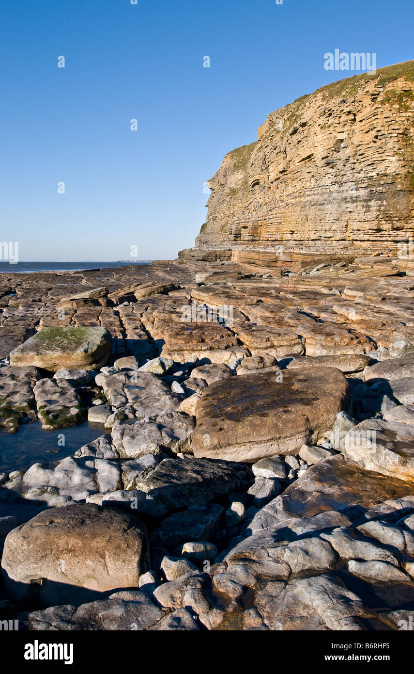 Dunraven Bay also known as Southerndown Beach on the Glamorgan Heritage ...