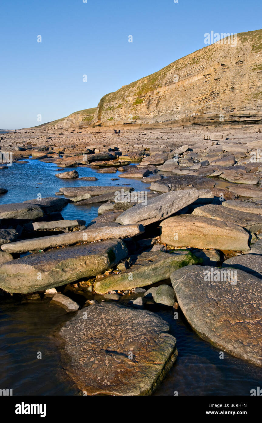 Dunraven Bay also known as Southerndown Beach on the Glamorgan Heritage ...
