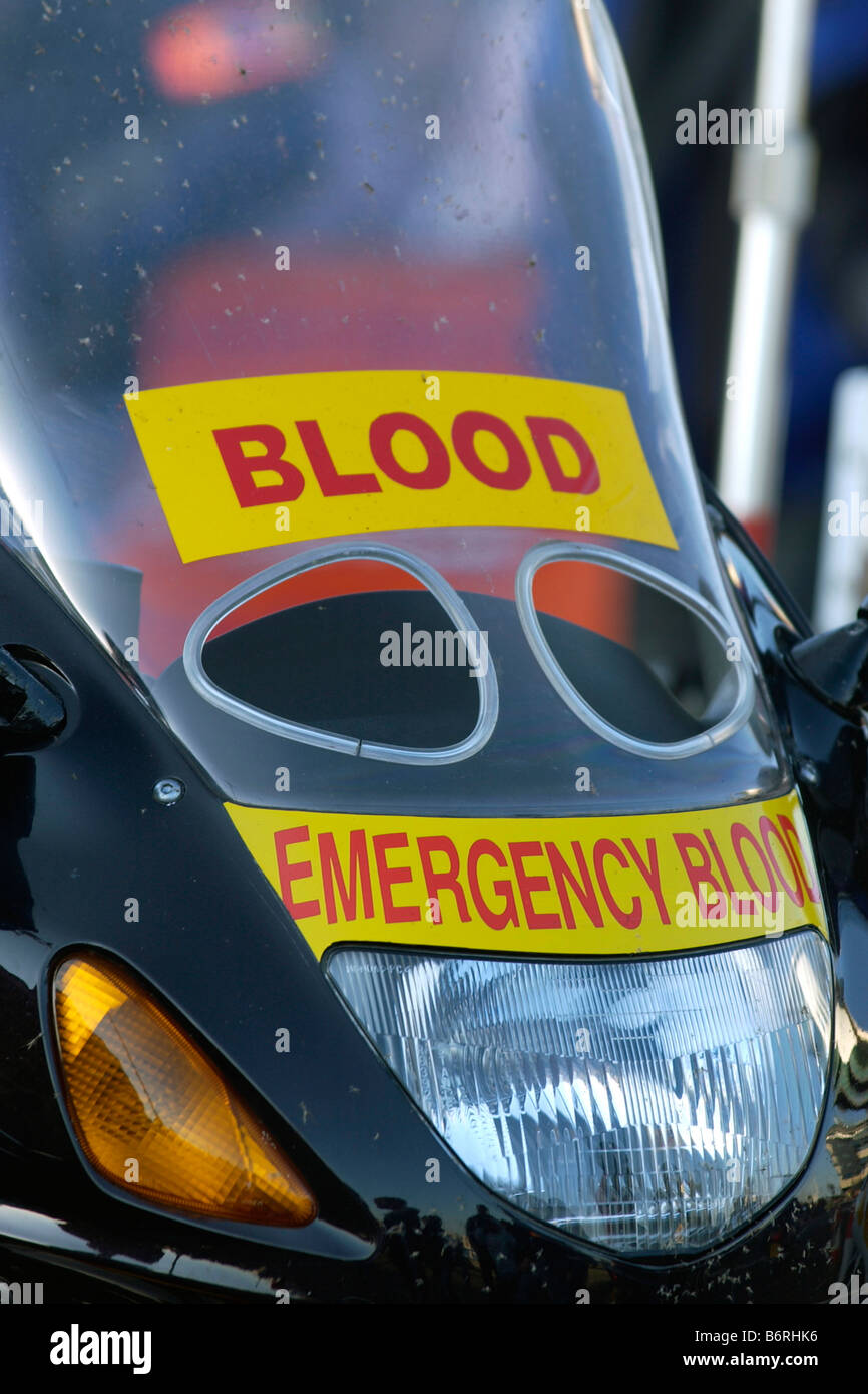 Emergency medical motorcycle courier hi-res stock photography and ...