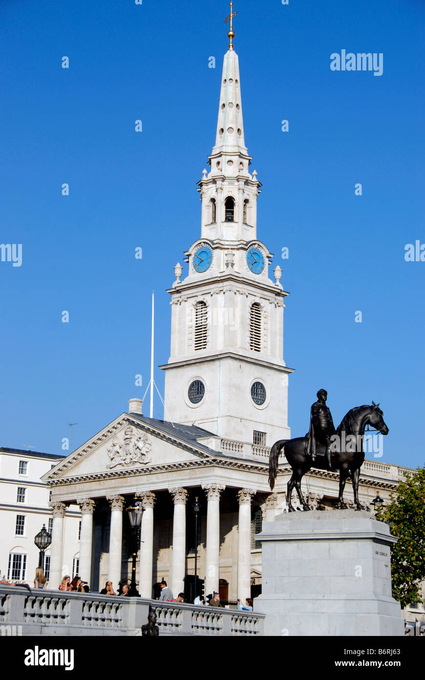 St Martins in the Field Church, Trafalgar Square, London, UK Stock ...