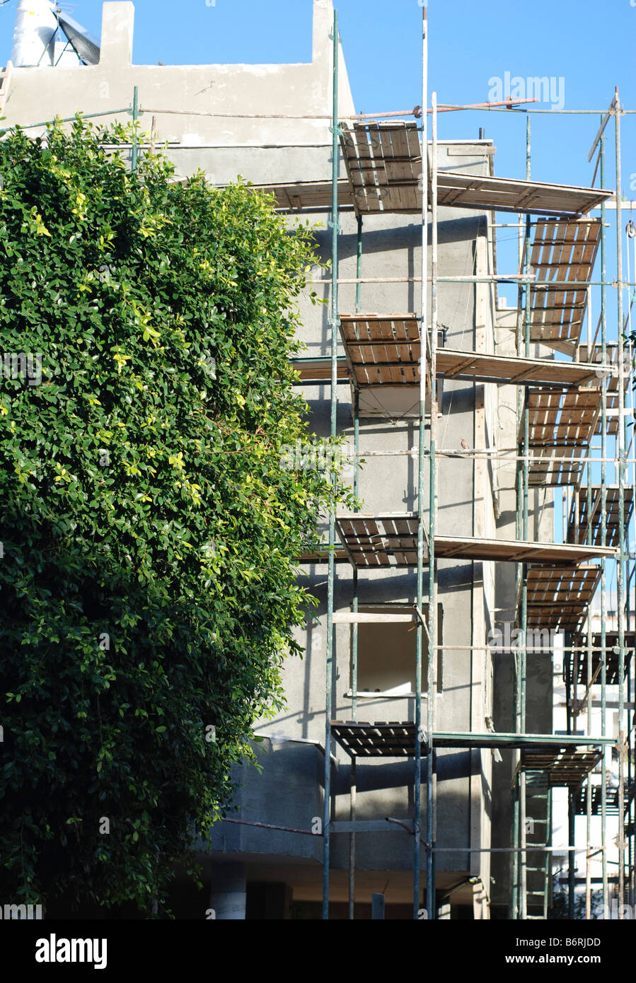 Construction scaffolds erected on a building Stock Photo - Alamy