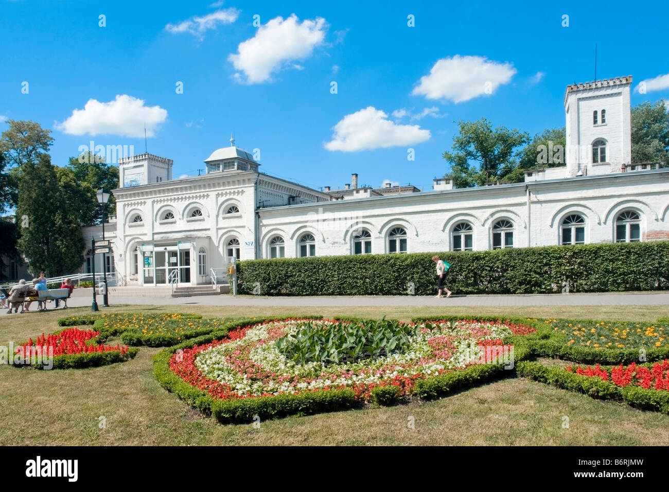 The natural therapy department, of the Brine Spa in Inowroclaw, Poland ...