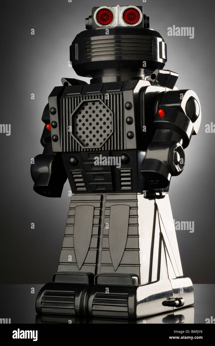vintage toy robot Stock Photo - Alamy