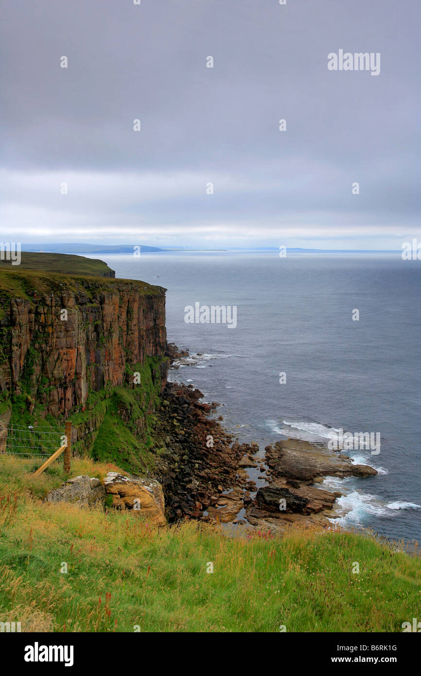 Landscape Dunnet Head Cliffs Pentland Firth Caithness County Highlands ...