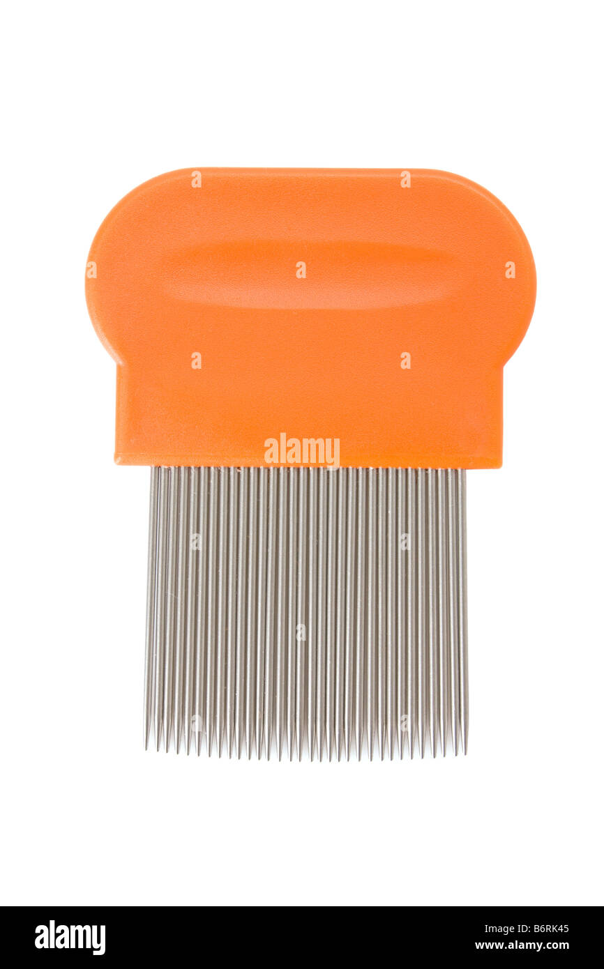 Lice comb isolated on a white background Stock Photo - Alamy