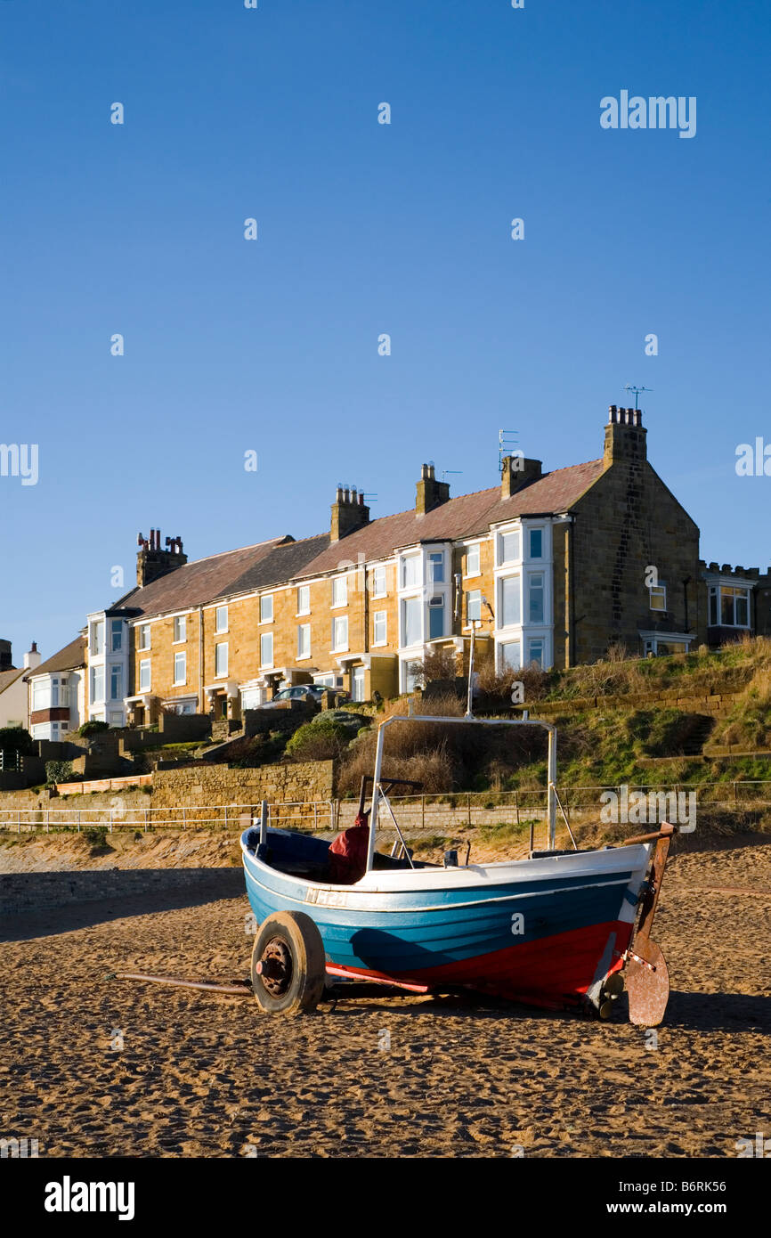 Boat on the beach at Marske by the sea Cleveland England Stock Photo ...