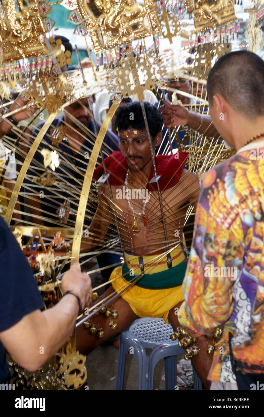 thaipusam festival little india singapore Stock Photo - Alamy