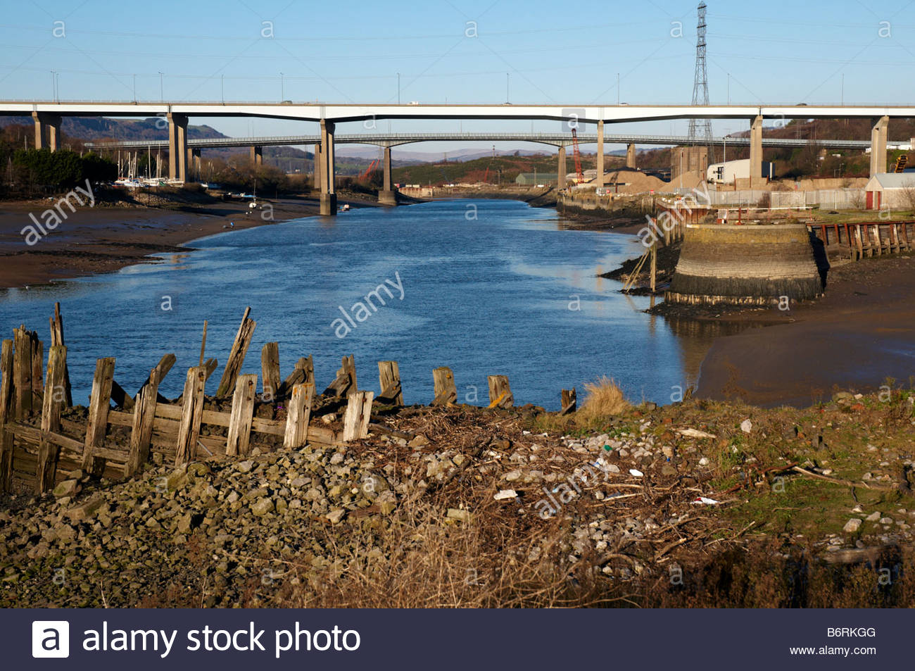 M4 Motorway Flyover Briton Ferry High Resolution Stock Photography and ...