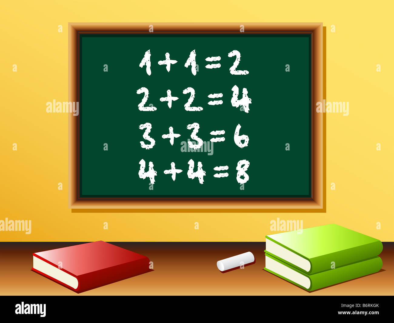 Math class and blackboard Stock Photo - Alamy