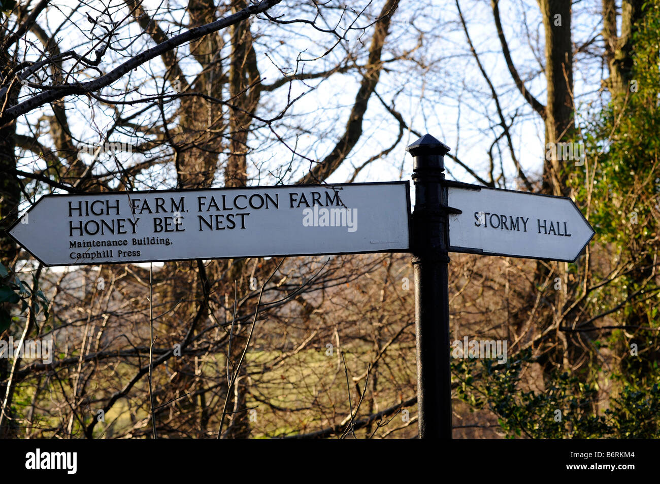 Sign on moors hi-res stock photography and images - Alamy