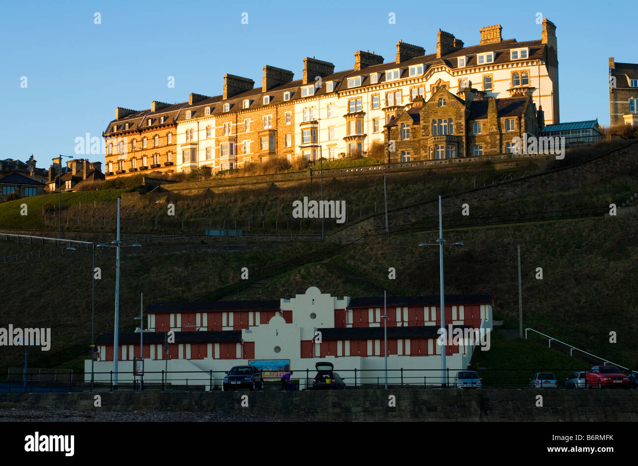 Dawn light at Saltburn Cleveland England Stock Photo - Alamy