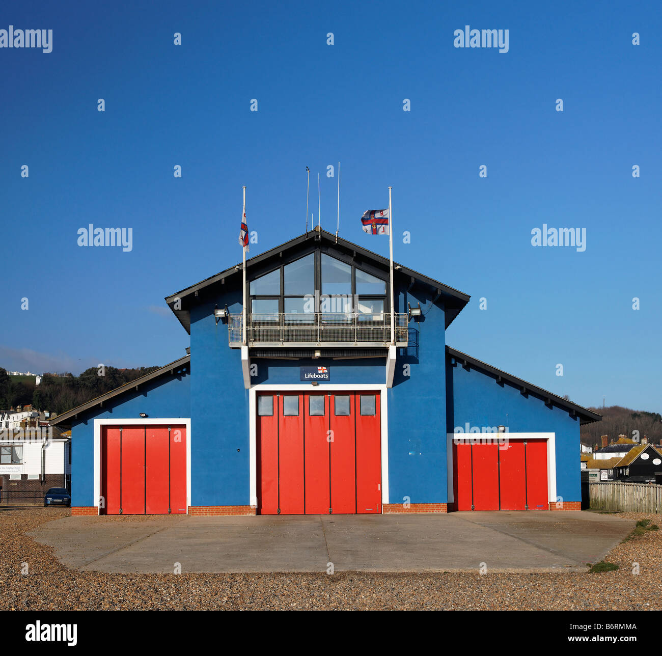 Hastings Lifeboat Station (RNLI Stock Photo - Alamy