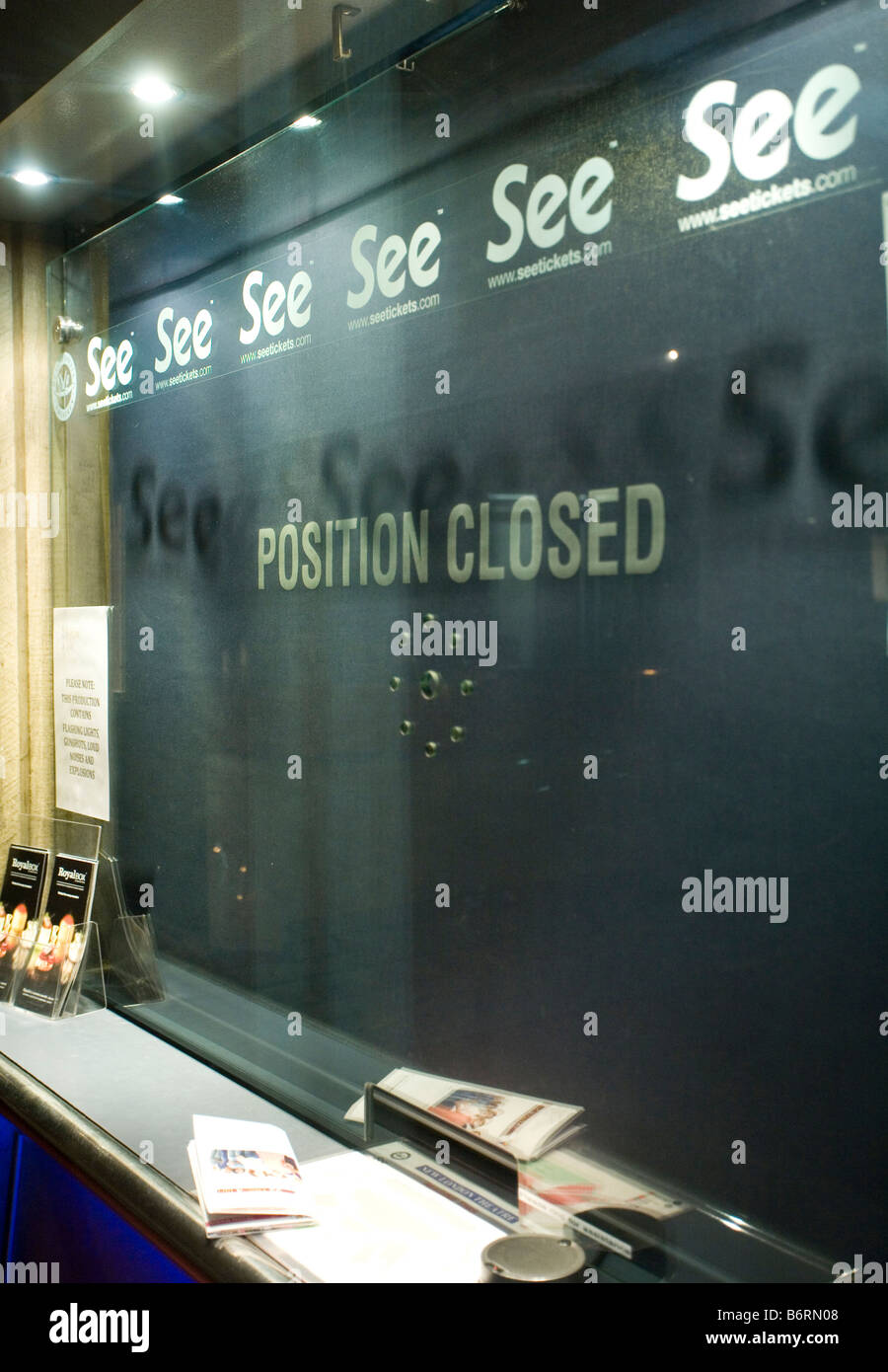 Closed Ticket Office Stock Photos & Closed Ticket Office Stock Images ...