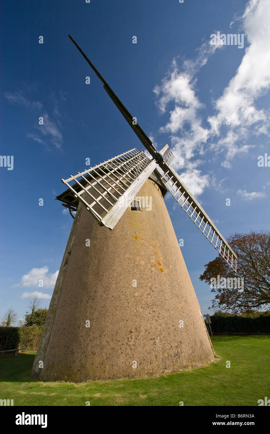 Bembridge Windmill Isle of Wight Stock Photo - Alamy