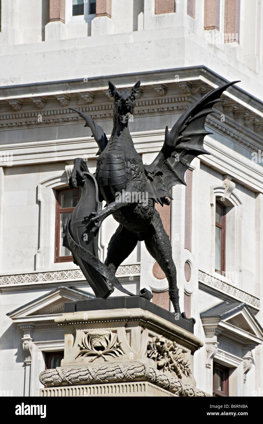 Griffin marking Westminster and City boundary London Stock Photo - Alamy