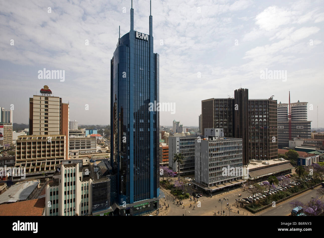 Nairobi skyline Kenya Africa Stock Photo - Alamy