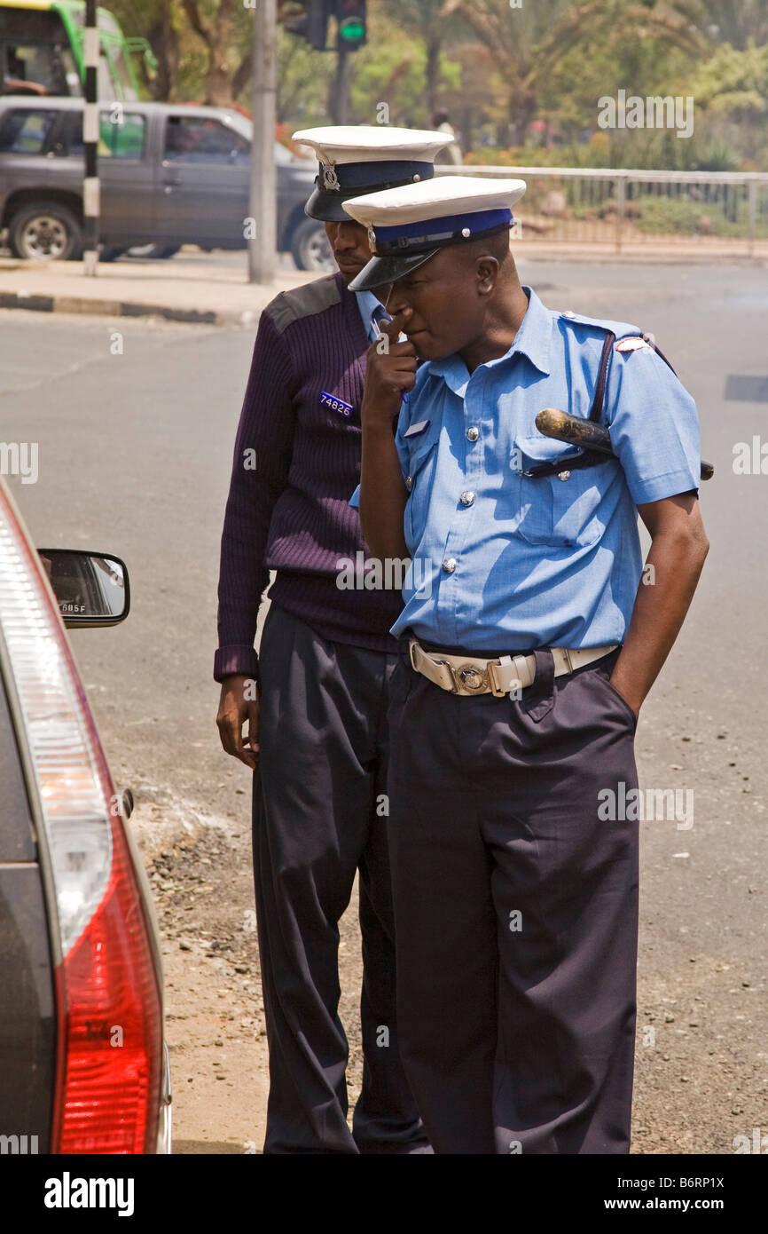 Police Nairobi Kenya Africa Stock Photo - Alamy