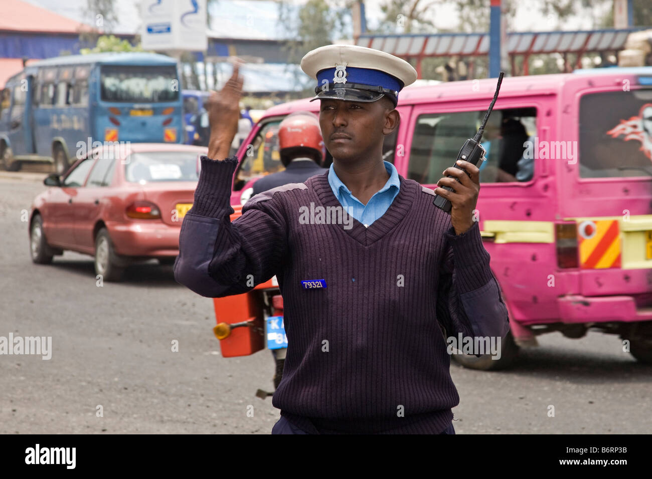 Traffic central Nairobi Kenya Africa Stock Photo - Alamy