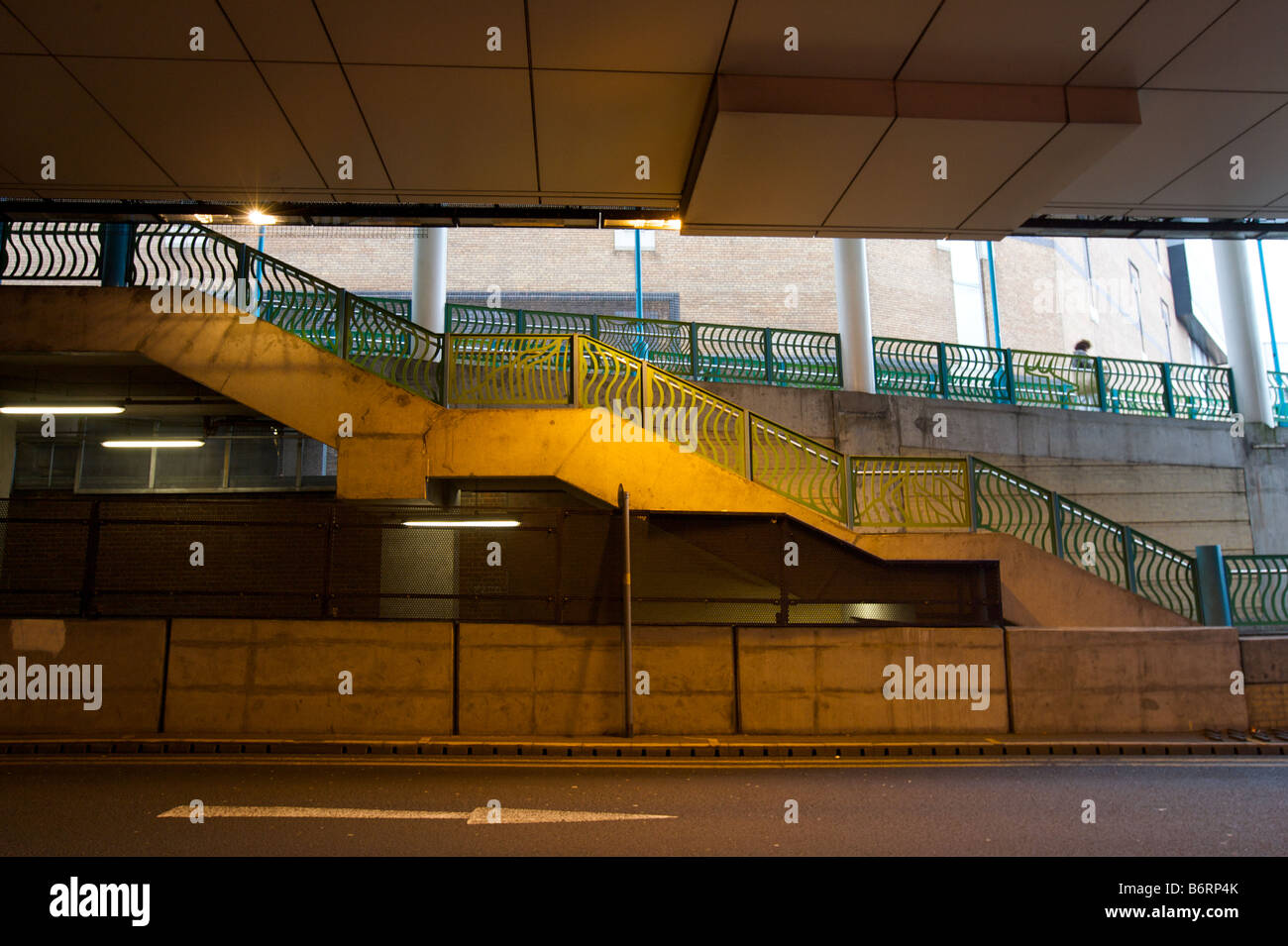 Deserted underpass road Stock Photo - Alamy
