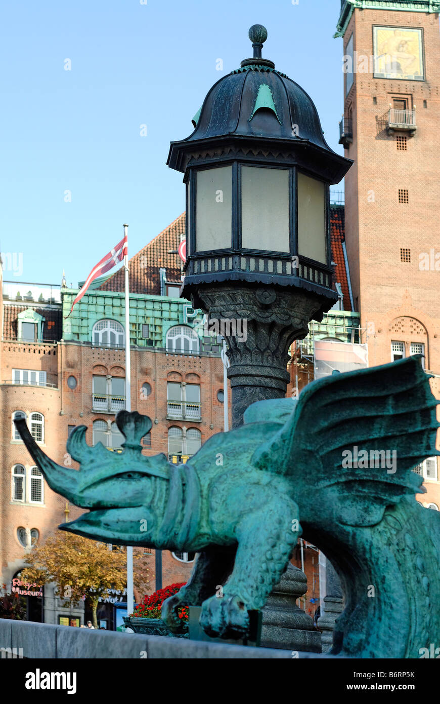 Bronze statue city hall copenhagen hi-res stock photography and images ...
