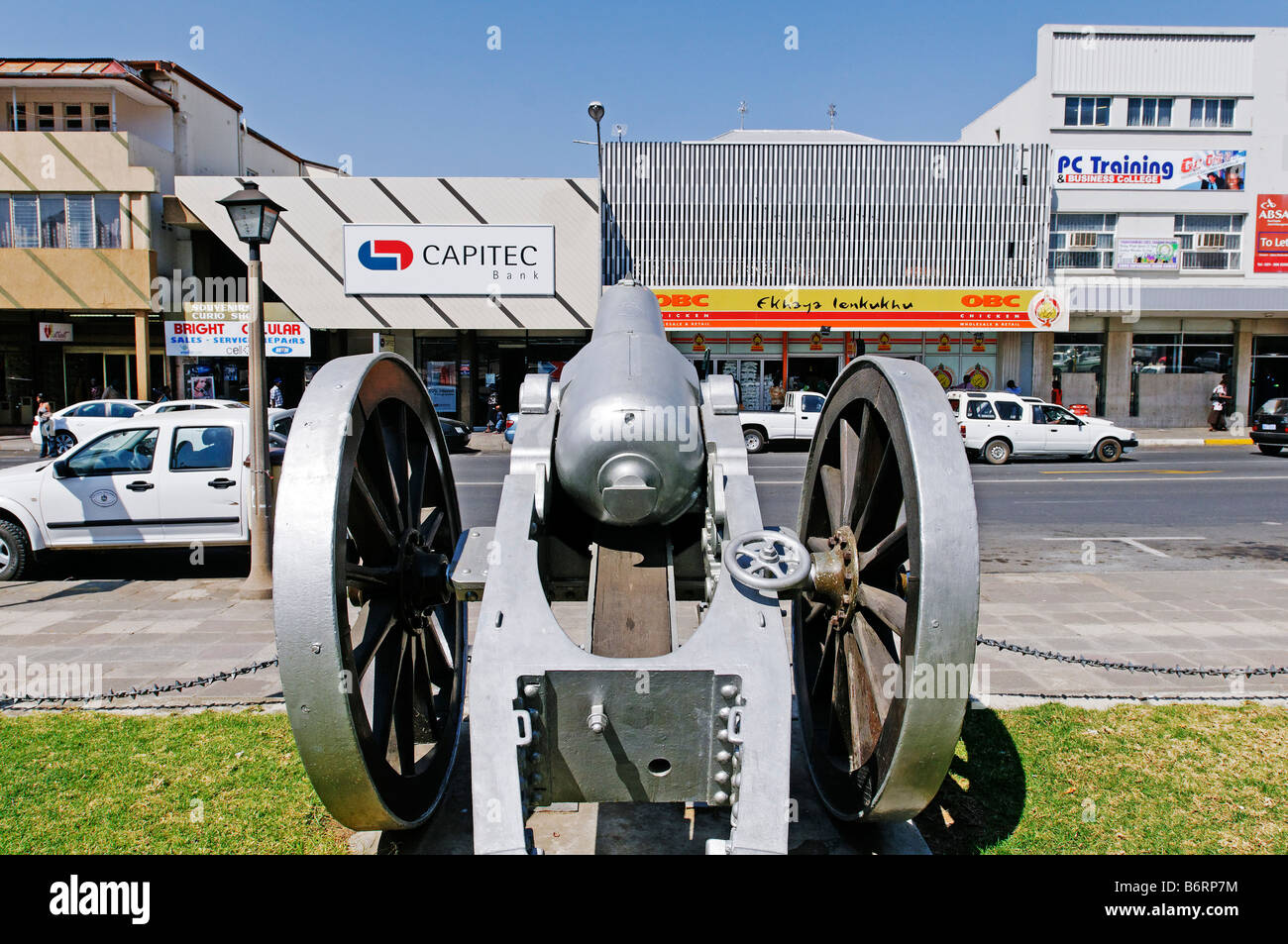 Canon of the anglo-boer war, KwaZulu-Natal, South Africa, Africa Stock ...