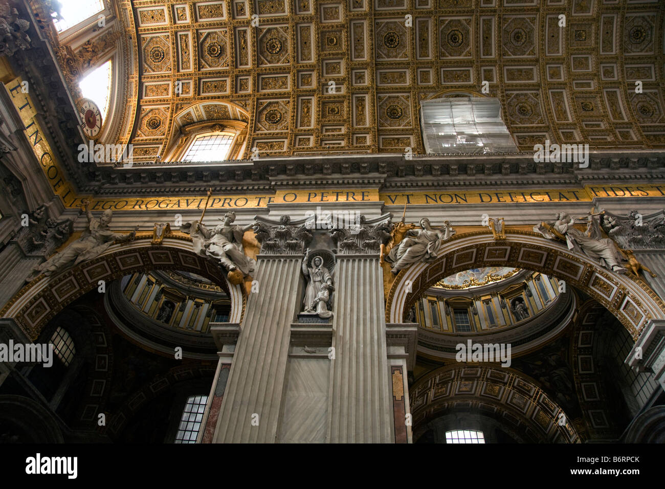Interior of St Peter s Basilica Rome Italy Stock Photo - Alamy