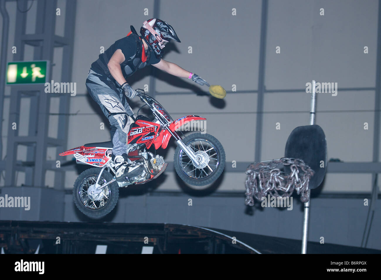 Motorcycle jump hi-res stock photography and images - Alamy