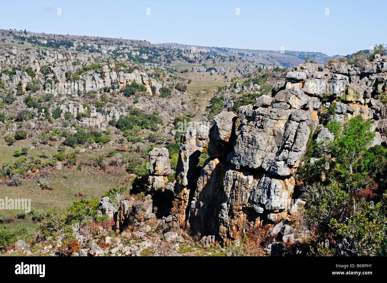 Rock formation at Blyde River Valley, Drakensberge, Mpumalanga, South ...