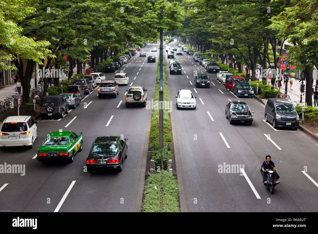 Omotesando road in Tokyo Stock Photo - Alamy