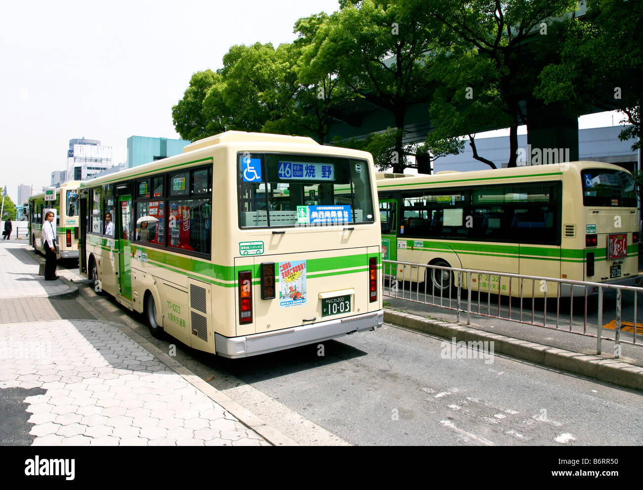 japanese bus station Stock Photo - Alamy