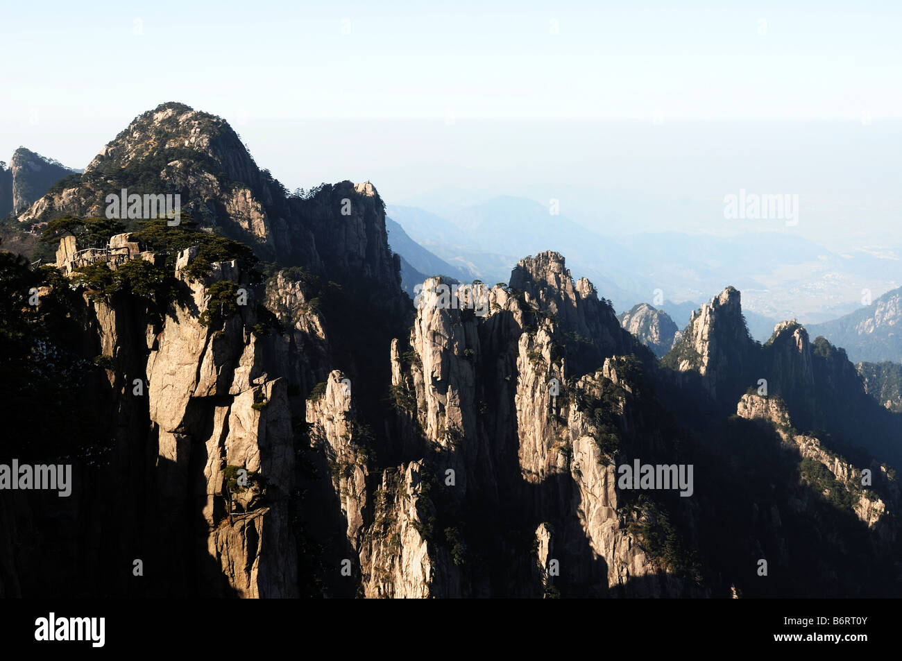 Granite mountains, Huangshan Geopark, Yellow Mountain, Anhui, China ...