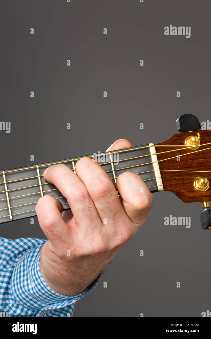 Guitar players hand hi-res stock photography and images - Alamy