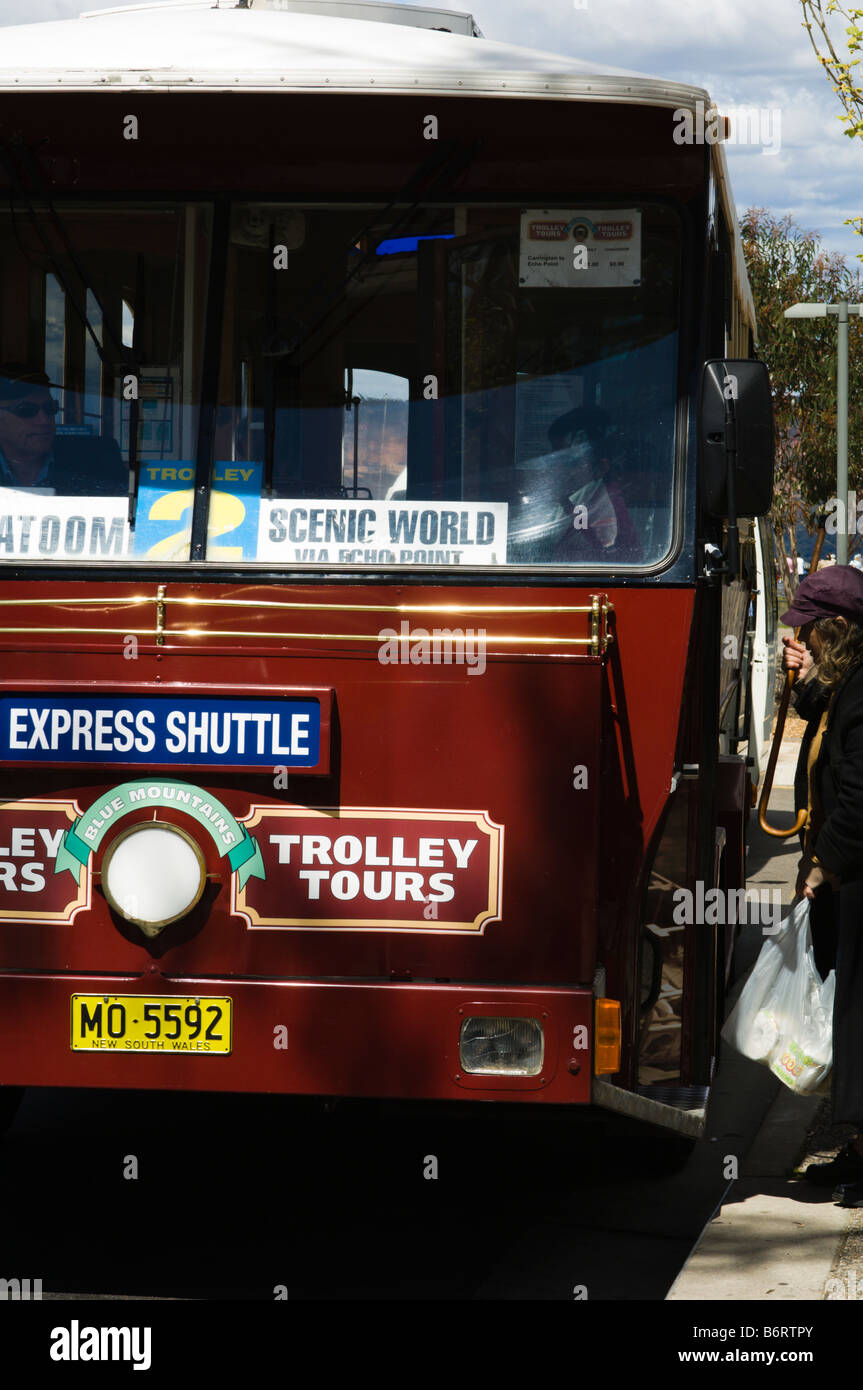 Tourist trolley bus hi-res stock photography and images - Alamy