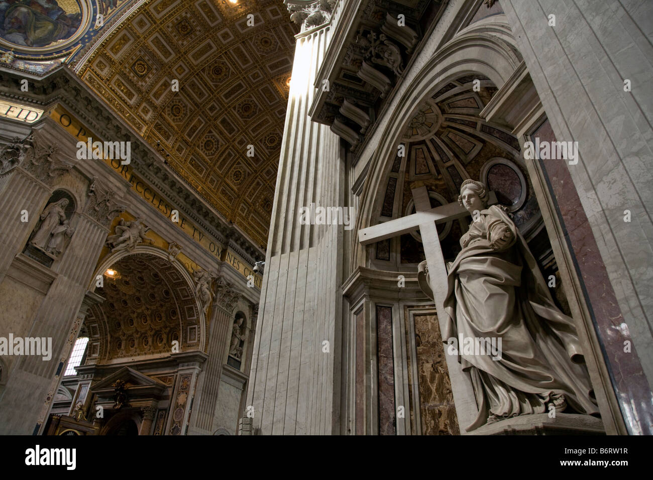 Interior of St Peter s Basilica Rome Italy Stock Photo - Alamy