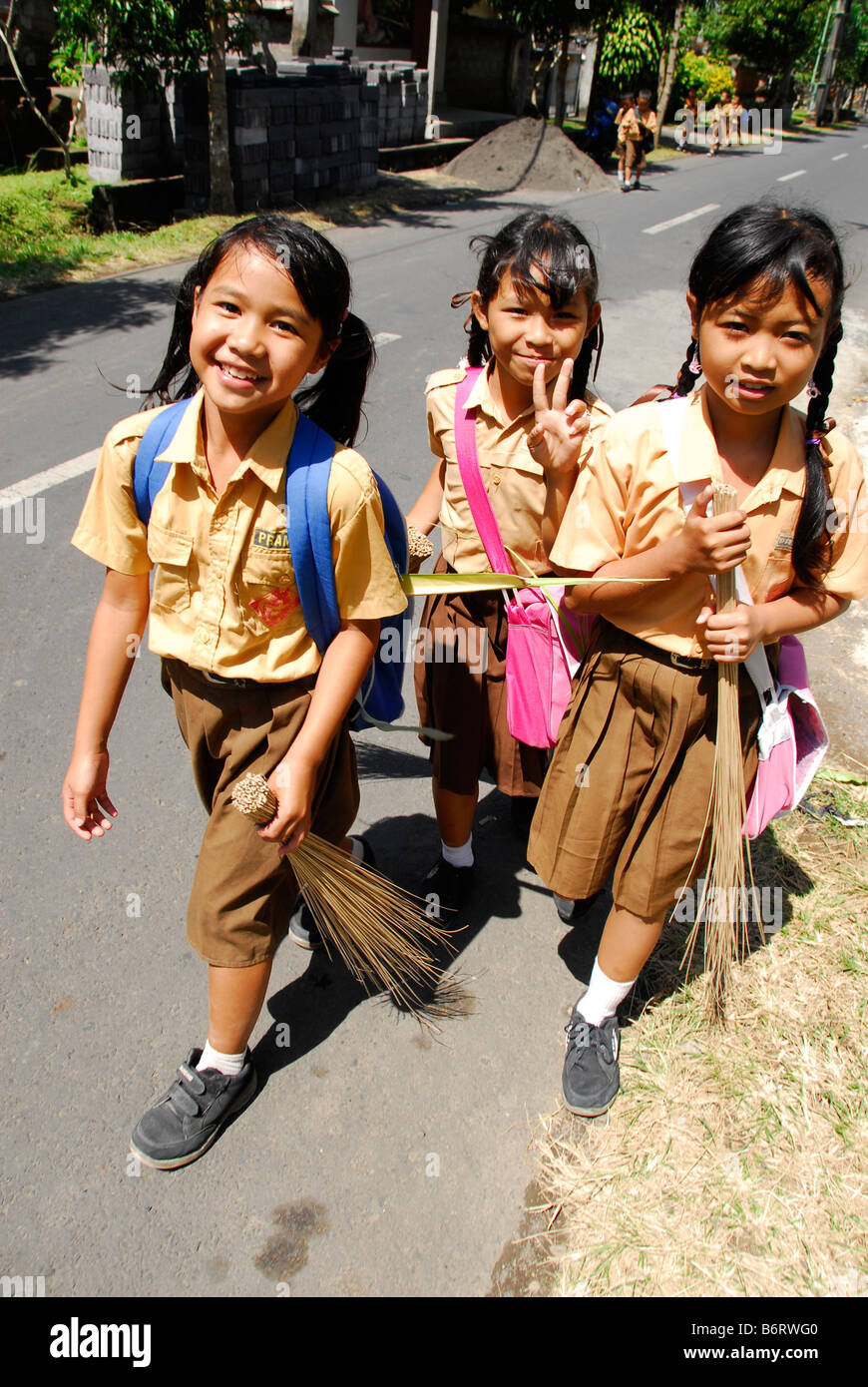 Balinese school kids,Bali,Indonesia Stock Photo - Alamy