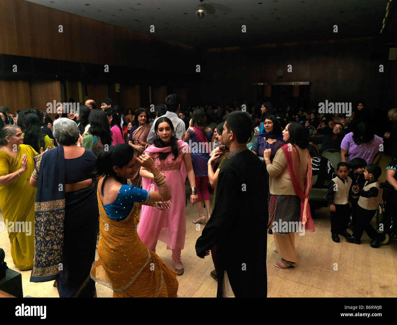 Diwali Celebrations Wandsworth Town Hall Diwali Disco Stock Photo - Alamy