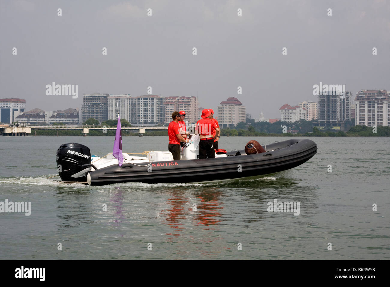 Boat crew members boating hi-res stock photography and images - Alamy