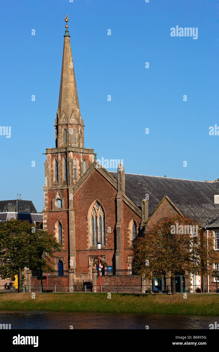 Inverness Ness River Bank Street St Columba s church 1851 2 ...